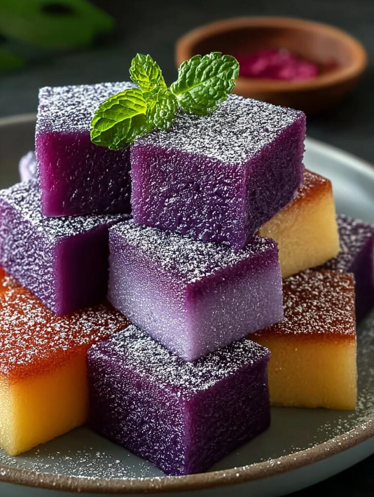 Delicious Ube Butter Mochi: A Sweet Purple Yam Treat - recipes molly baz