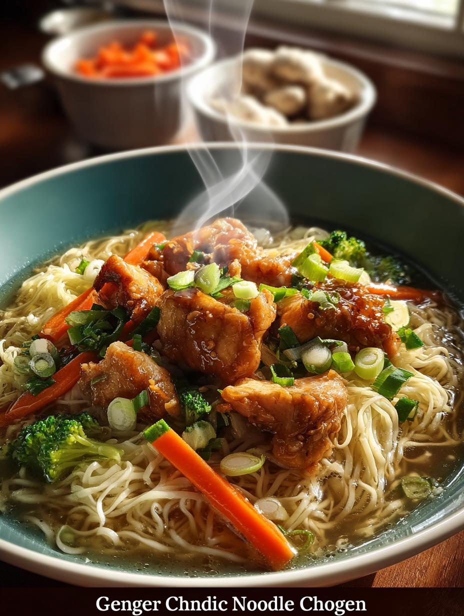 Delicious Ginger Garlic Chicken Noodle Recipe for Comfort - recipes ...